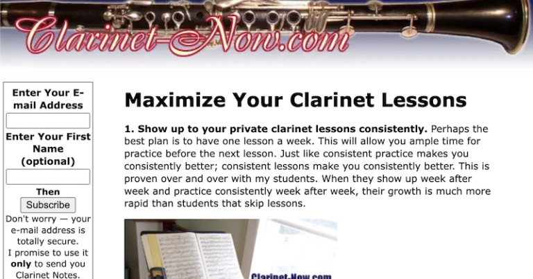 The 9 Best Online Clarinet Lessons And Courses In 2026