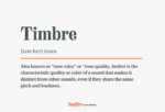 What Is Timbre In Music? | HelloMusicTheory