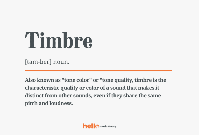 What Is Timbre In Music? | HelloMusicTheory