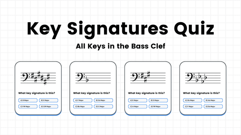 Bass Clef Notes Quiz