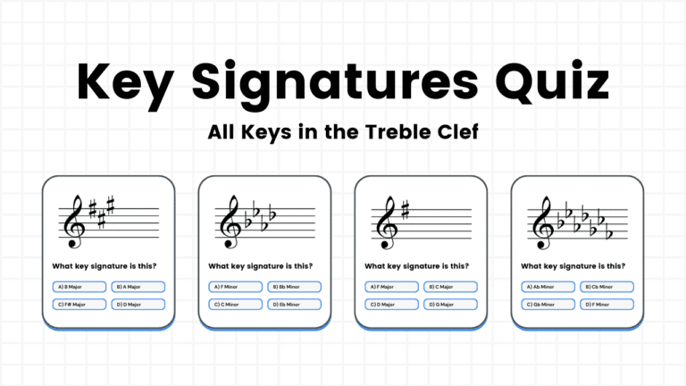 Treble Clef Notes Quiz