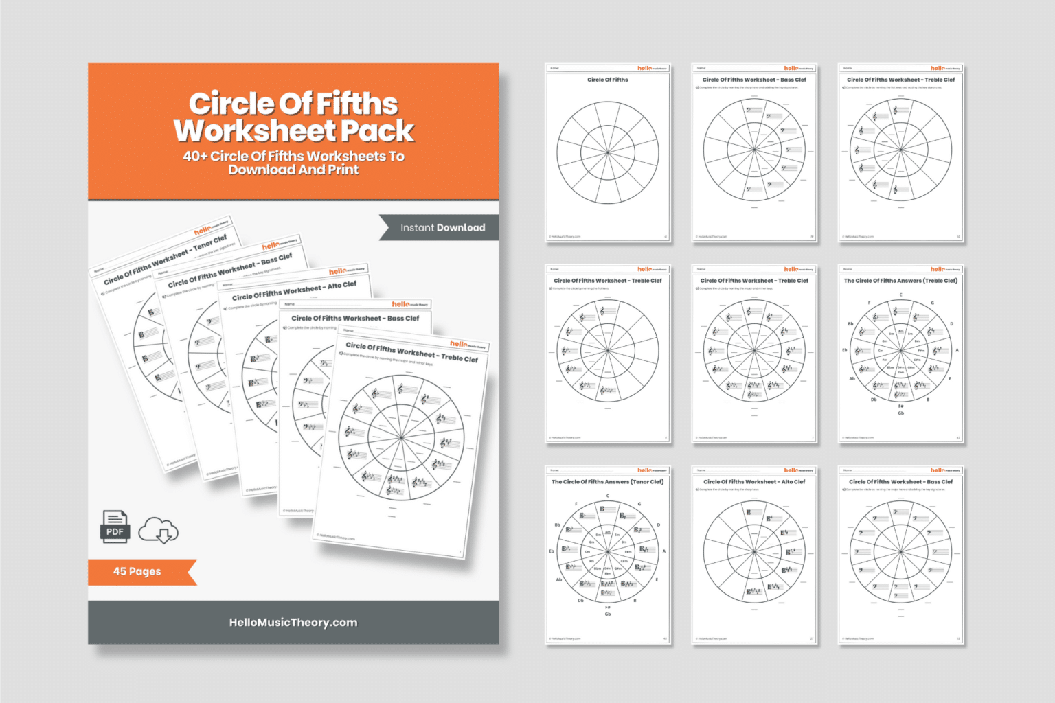 Music Theory Worksheets