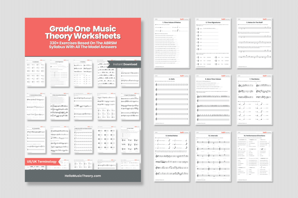 Music Theory Worksheets
