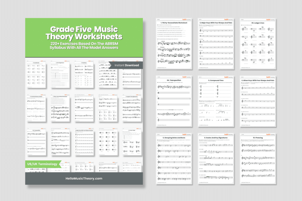 Music Theory Worksheets
